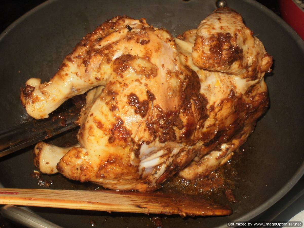 Charga /chargha (fried or roasted whole chicken)