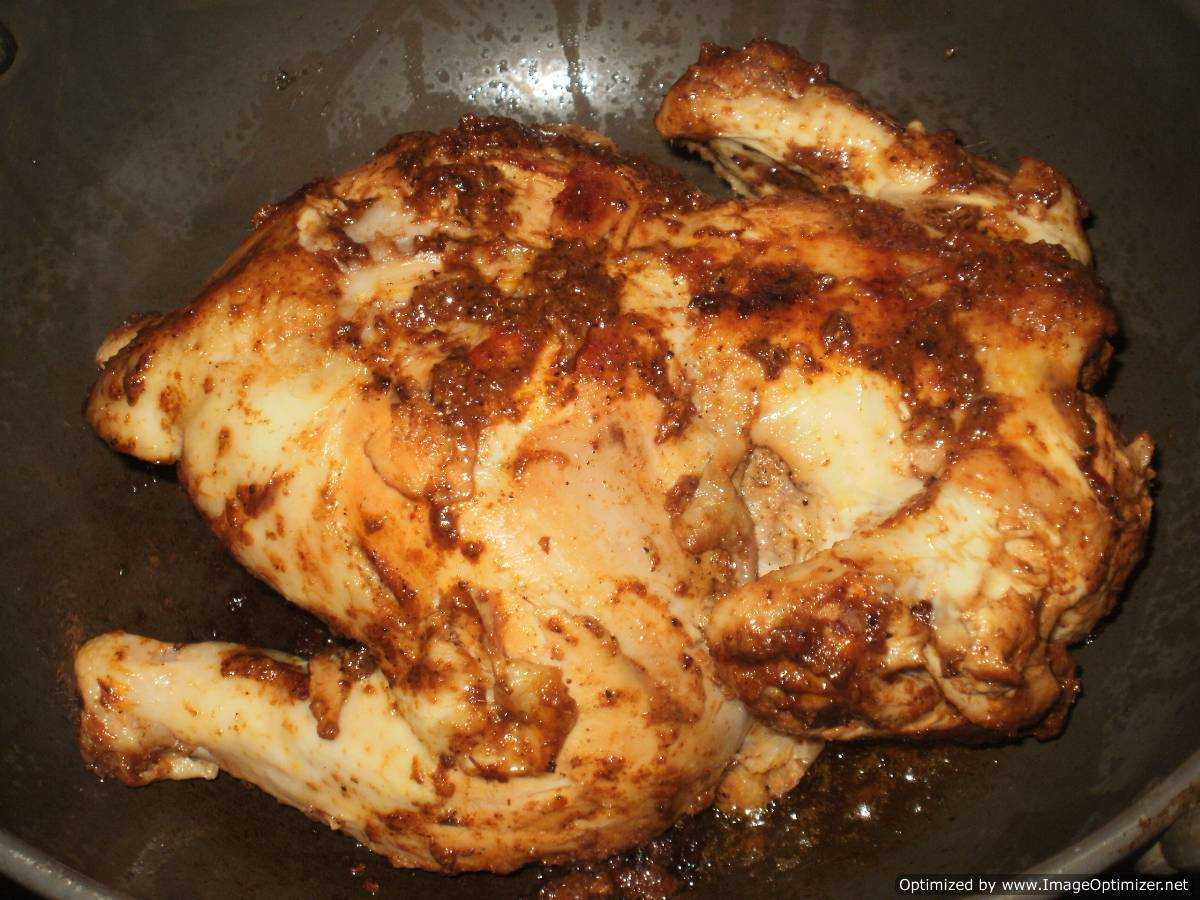 Charga /chargha (fried or roasted whole chicken)