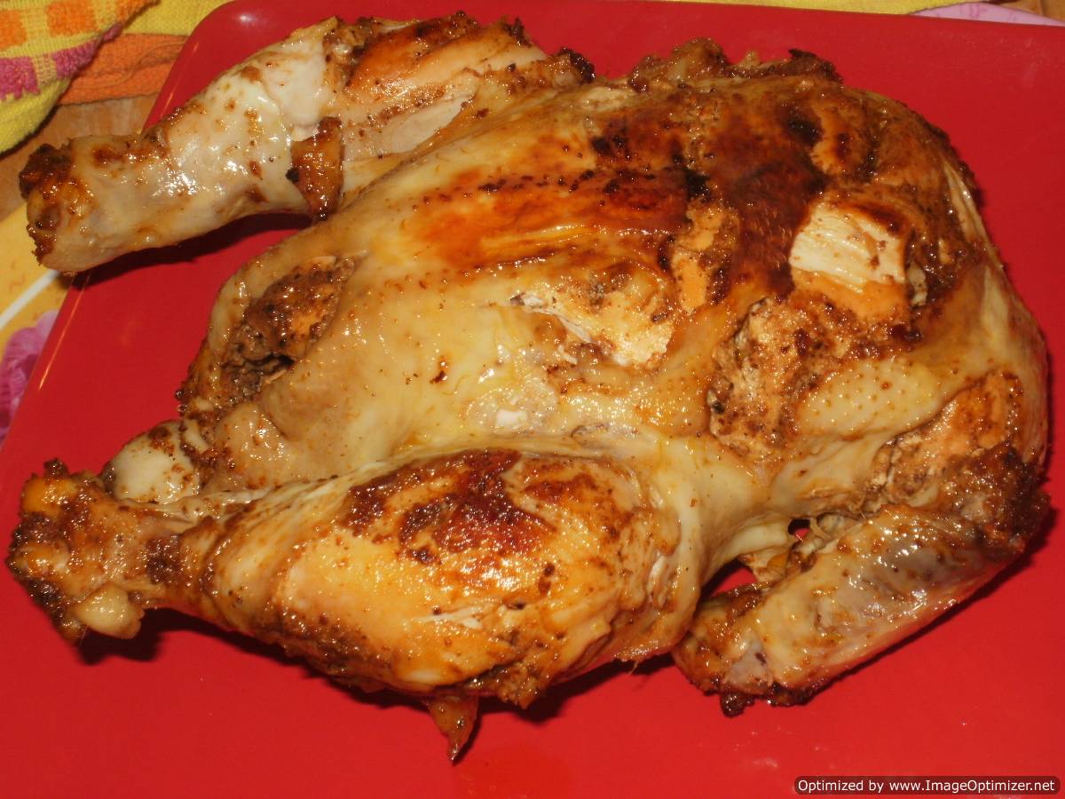 Charga /chargha (fried or roasted whole chicken)