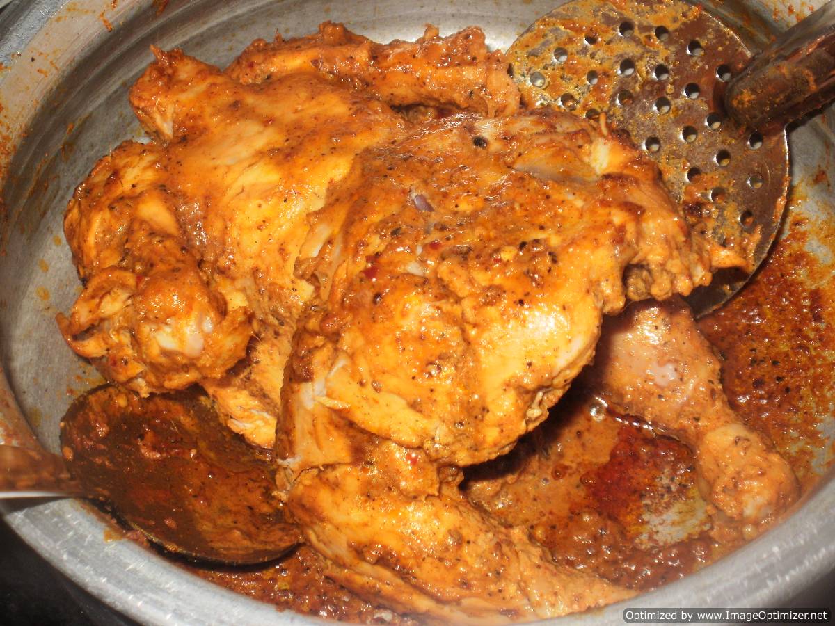 Charga /chargha (fried or roasted whole chicken)
